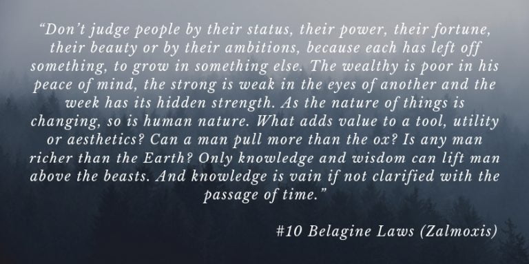 The 45 Ancient Secret Laws of Zalmoxis - The Belagines