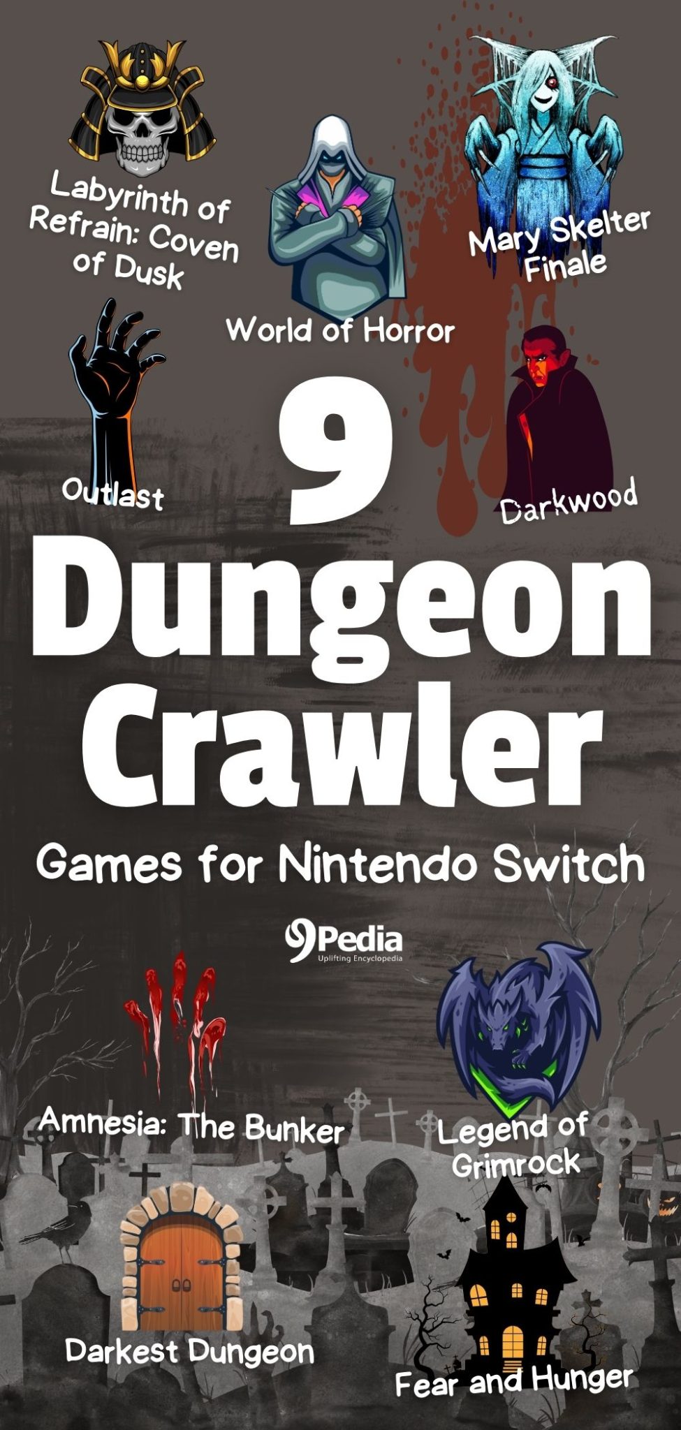 9 Best Indie Horror Dungeon Crawler for Nintendo Switch